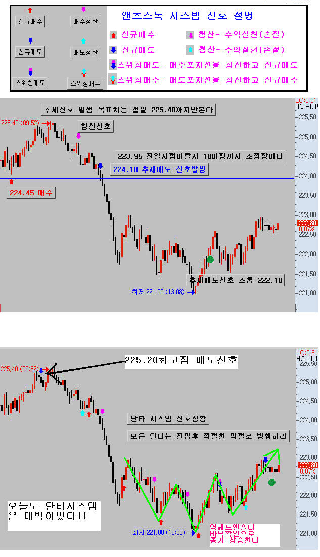 앤츠스톡 시스템 일지 선옵전문가분석 선물옵션 팍스넷 증권포털